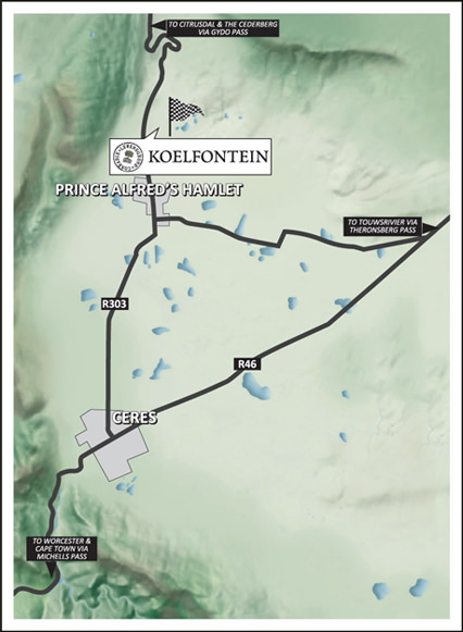 Find us - Koelfontein